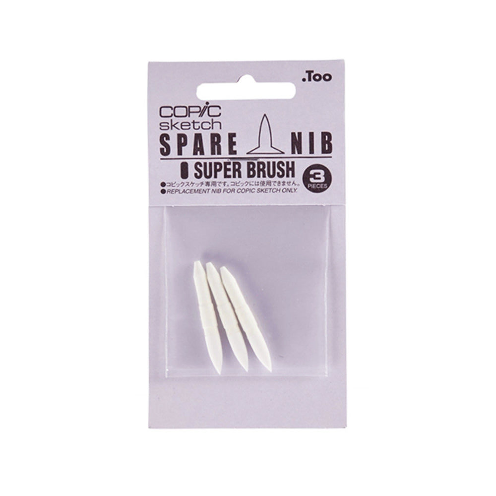 Copic Super Brush Nibs for Sketch/Ciao Pack of 3 – Melbourne Artists ...