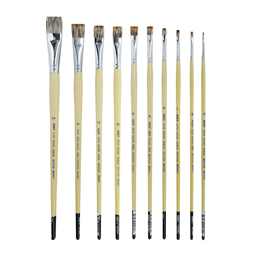 Neef Series 450 Imitation Indian Sable Bright Brush – Melbourne Artists ...