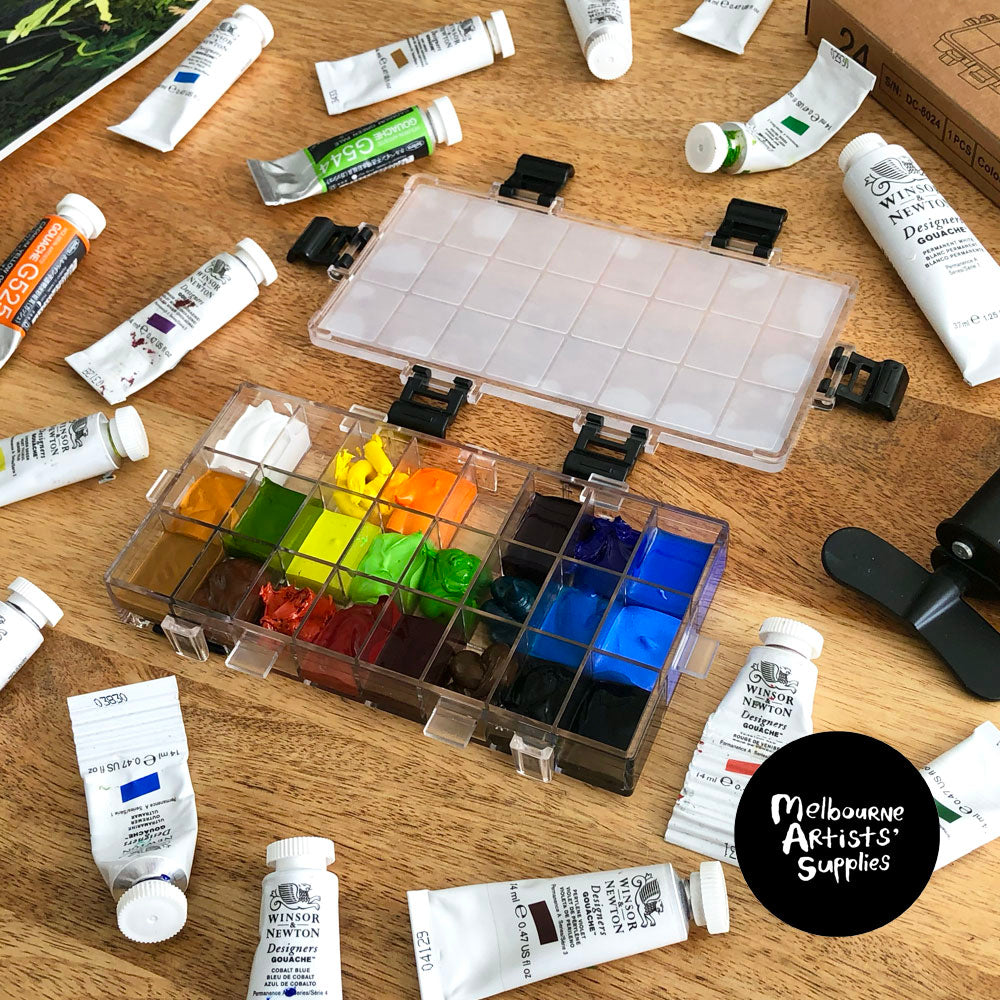 MAS Watercolour Moisturizing 24 Well Paint Palette – Melbourne Artists ...